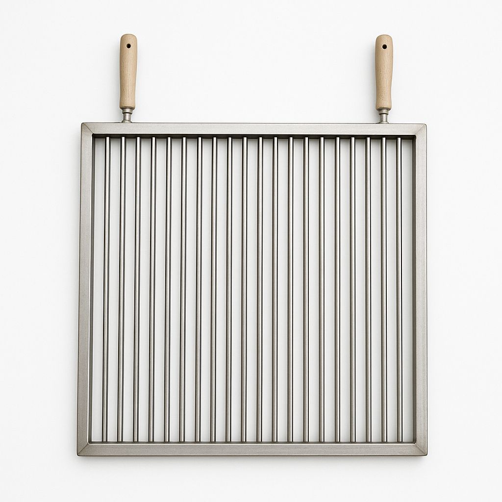 Grilaj Gratar Inox Alimentar, bare rotative 8 mm,60x 40 cm - eMAG.ro