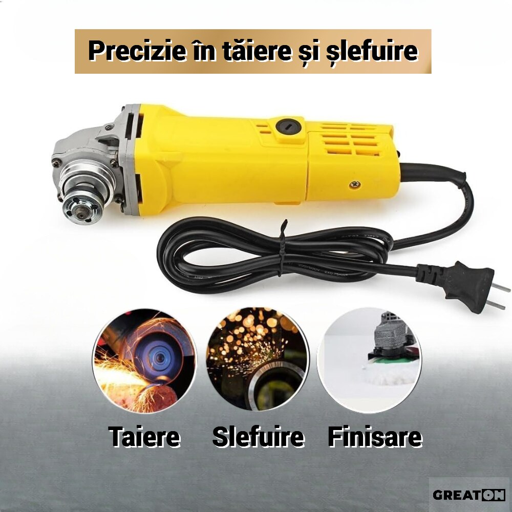 Set Unelte Electrice Profesionale GREATON, Bormasina Cu Impact Si Flex ...