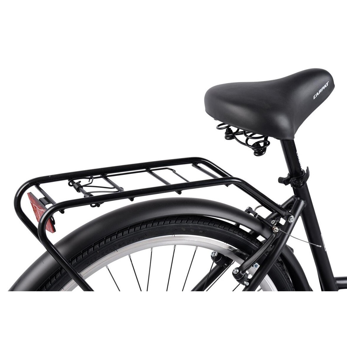 Bicicleta City Carpat C26263A 26", 7 Viteze, Negru/Alb - eMAG.ro