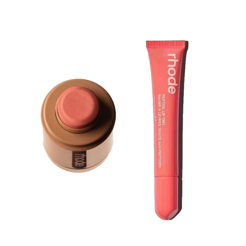 Set de machiaj Rode Pocket pudra pudra de blusher stick, pistrui 5.3g + Rhode buze colour pen ...