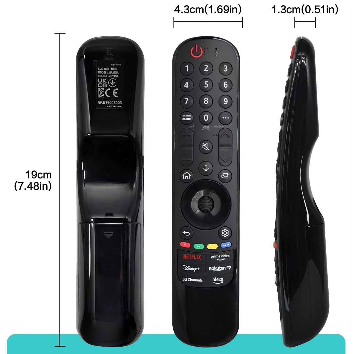 Telecomanda KNTECH®, AN-MR24GN pentru LG Magic - compatibila gama LG TV ...