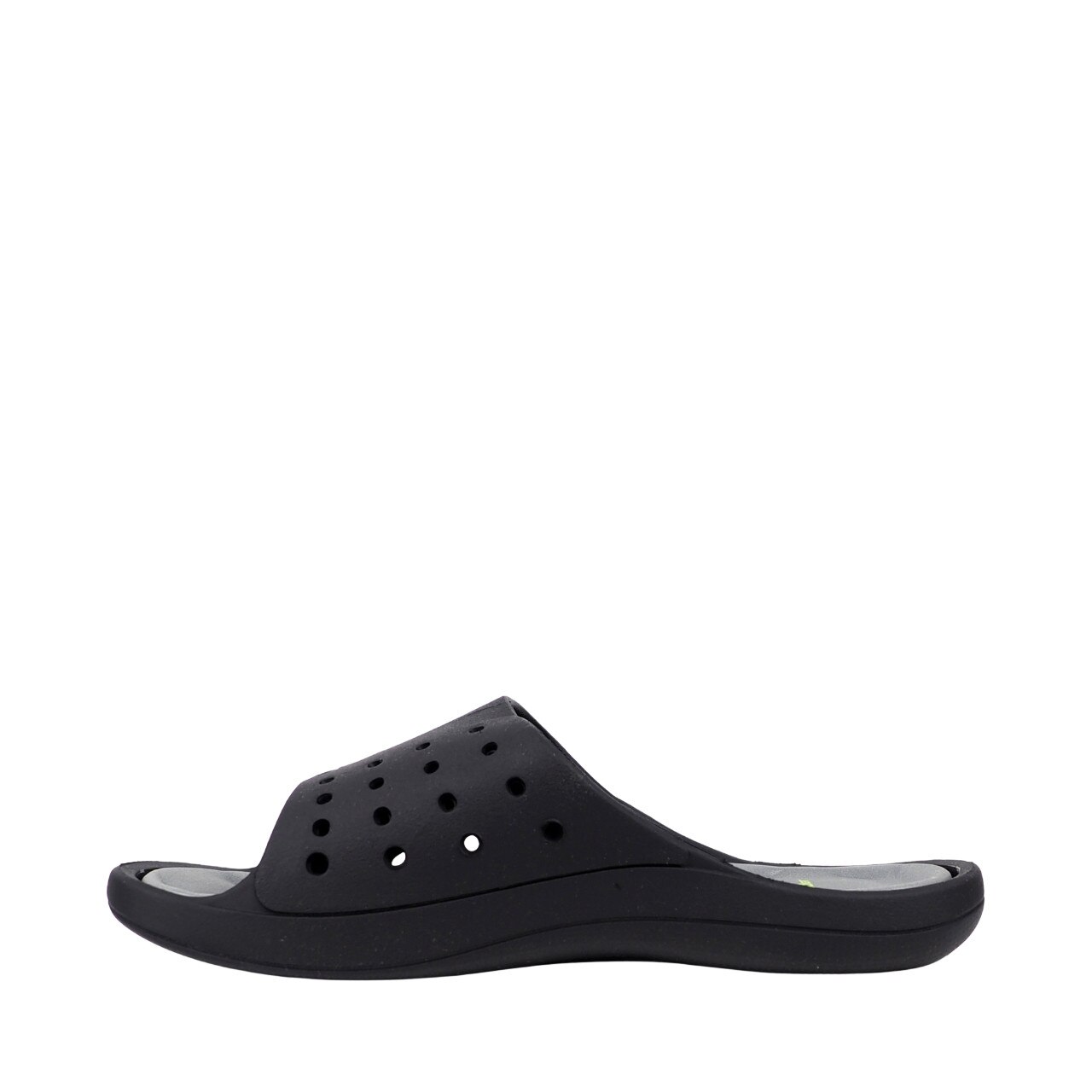 Slapi barbatesti Rider Bay XIV AD, negru-gri-verde, talpa din spuma ...