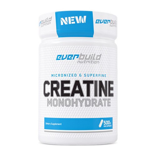 Supliment Alimentar, Everbuild, Creatine Monohydrate, 500 Caps - eMAG.ro