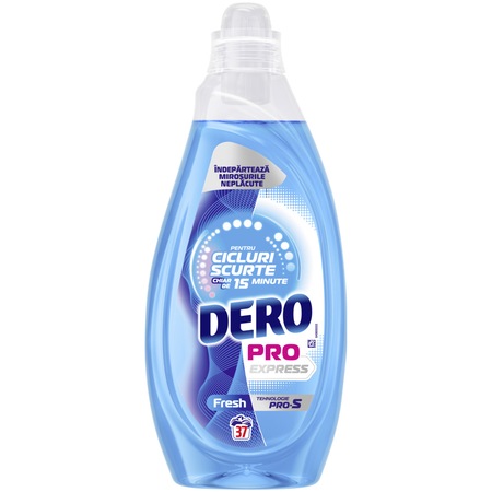 Detergent automat lichid, Dero pro express, fresh, 37 spalari, 1.48L ...