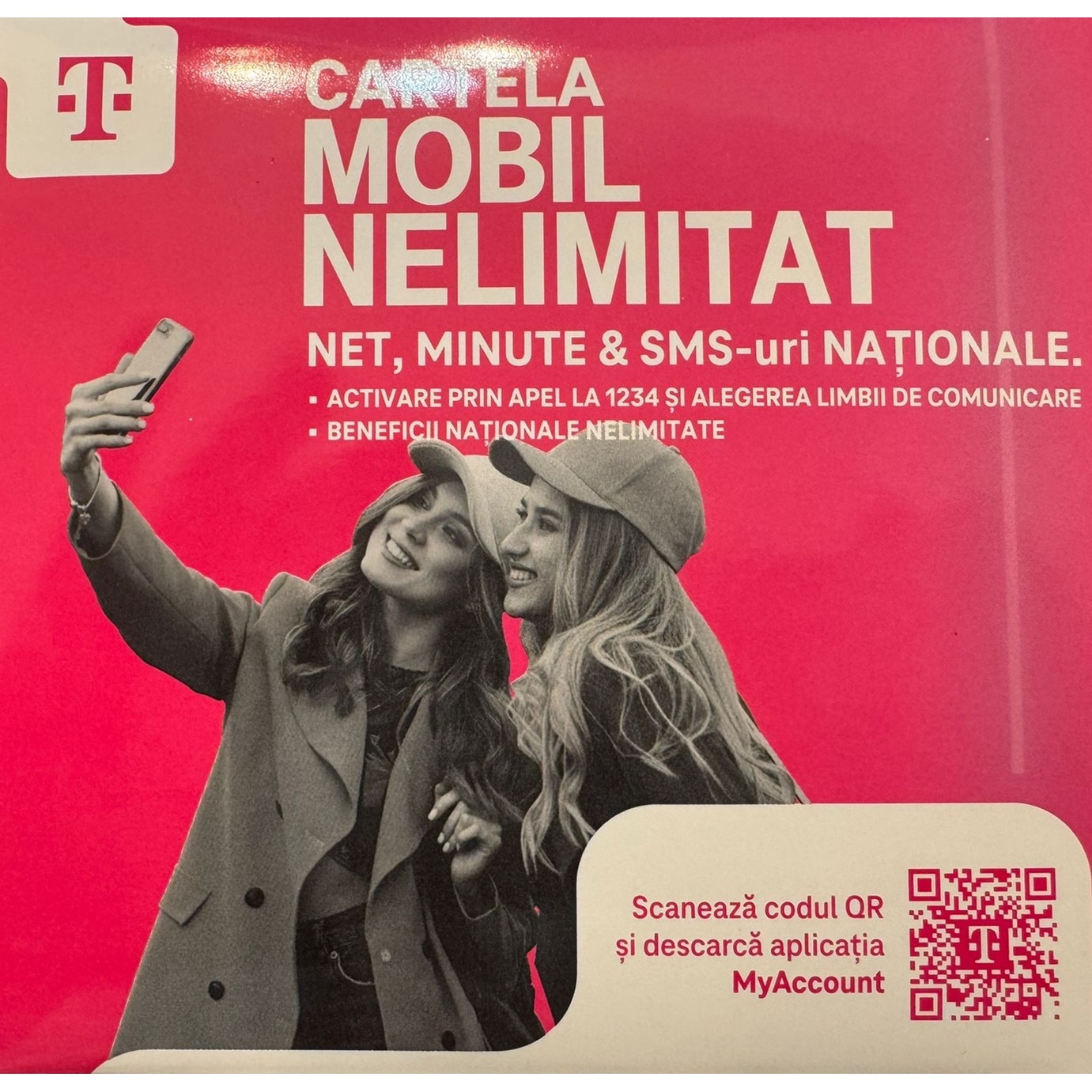 Cartela Prepay TELEKOM MOBIL NELIMITAT cu internet 4G, minute si smsuri ...