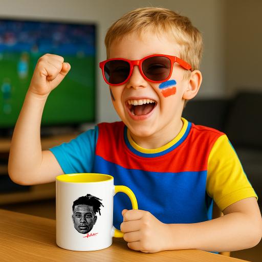 Cana cu fotbalistul Michael Olise-Crystal Palace, Cri-Flo, Ceramica ...