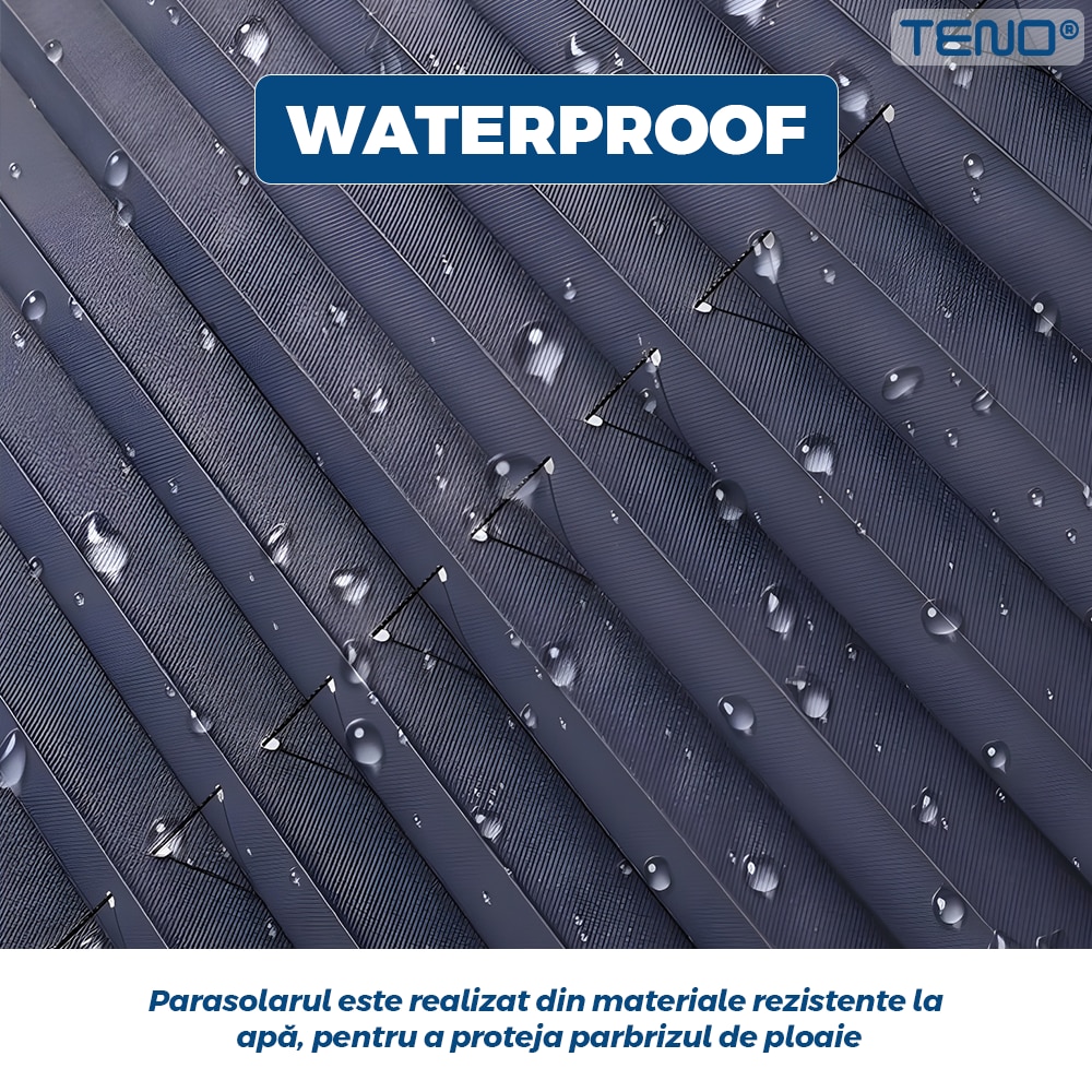 Parasolar Auto Retractabil Teno®, pliabil, universal, pentru masina ...