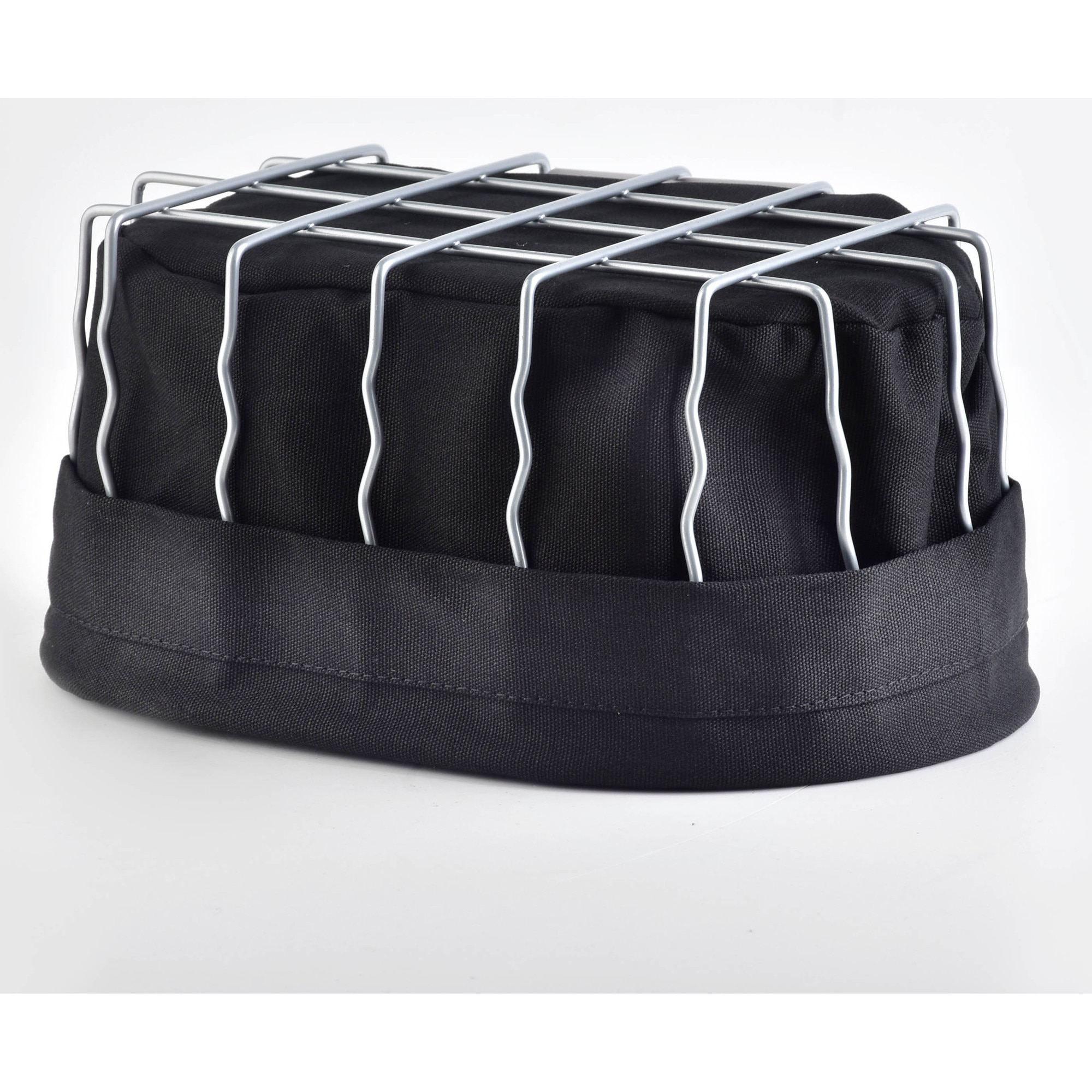 Cos metalic oval, Cookini by mondex, Metal, Argintiu, 22x15x10cm - eMAG.ro