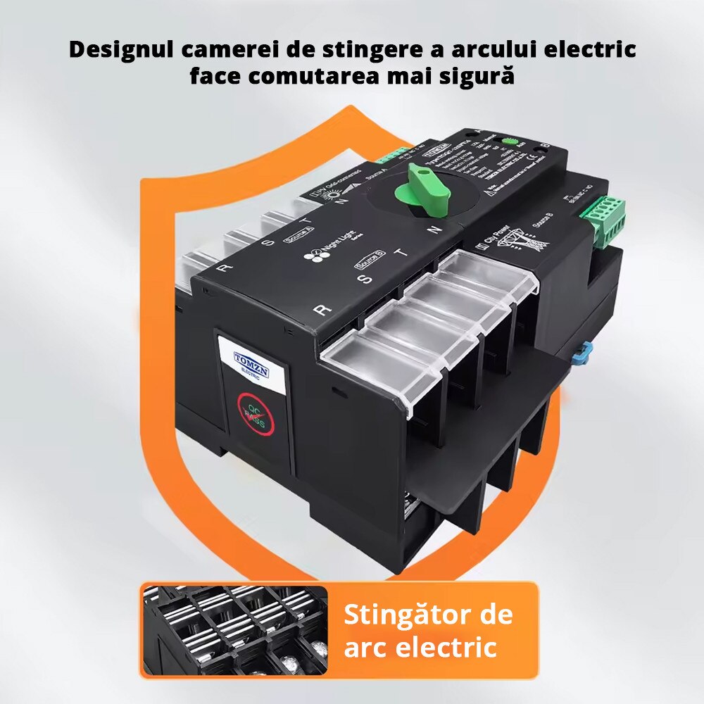 Comutator de transfer automat ATS trifazic pentru transfer retea ...