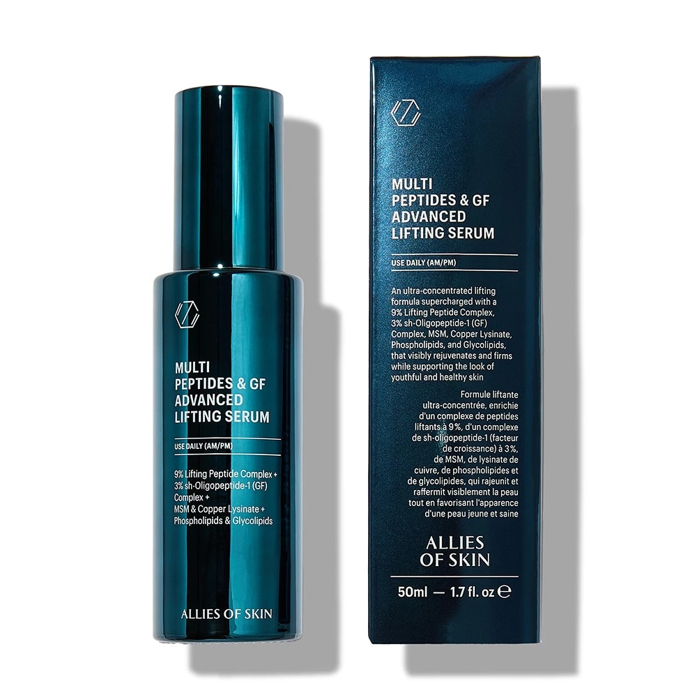 Arcszérum, ALLIES OF SKIN, Multipeptidek és GF Advanced Lifting, 50 ml ...