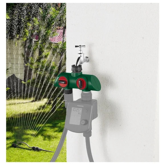 Distribuitor de apa PARKSIDE, racord furtun de gradina de 3/4" si 1/2 ...