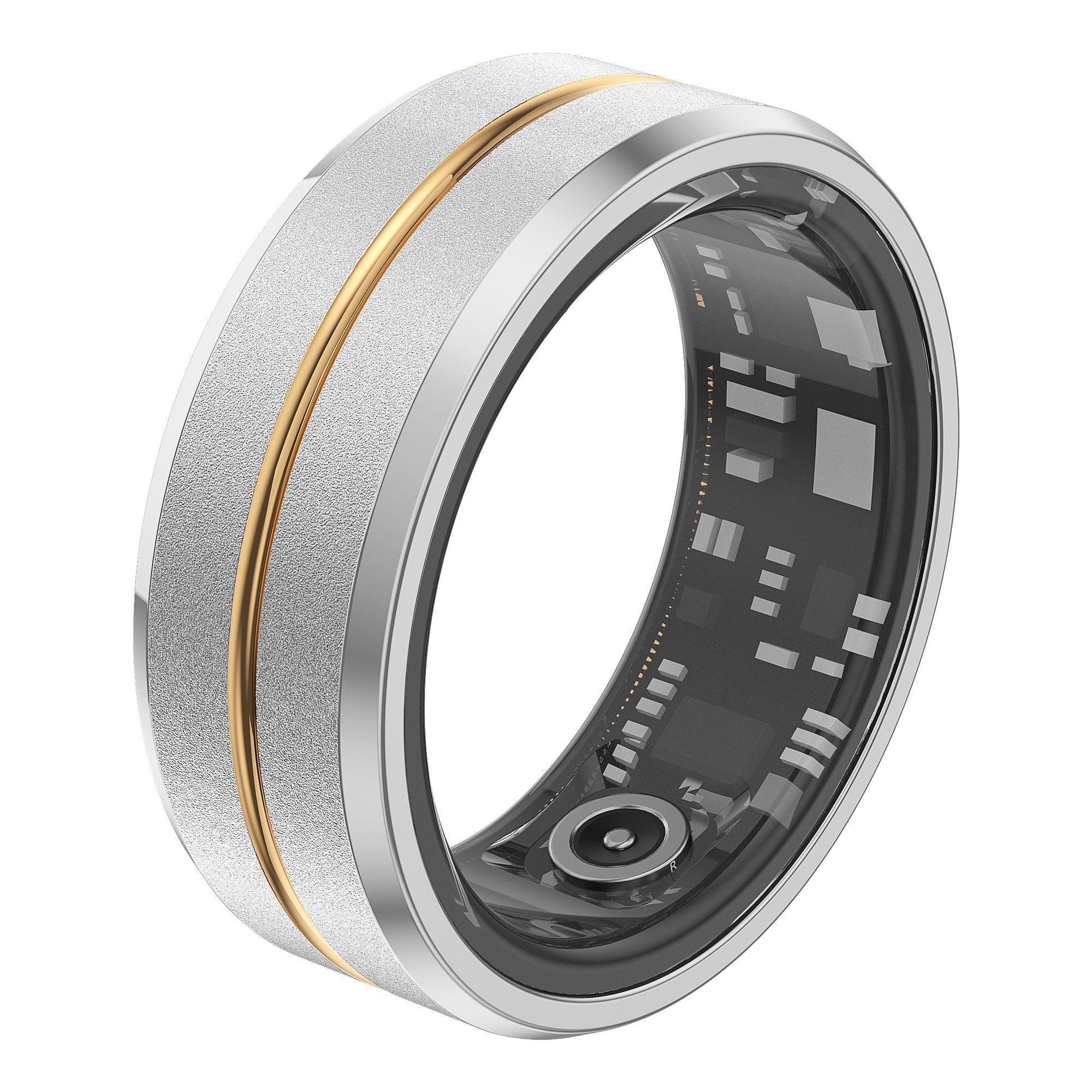 Inel smart ring inteligent, ultra-usor, somn, pasi, ritm cardiac ...