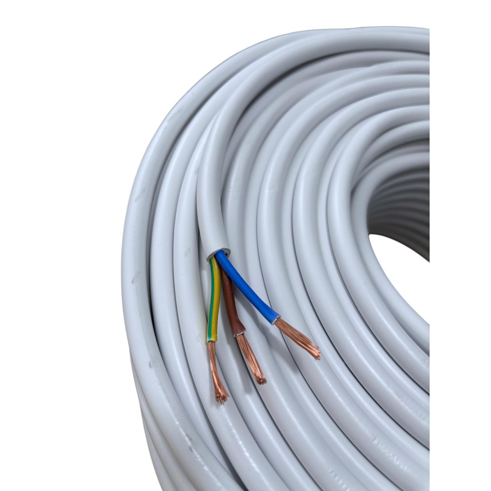 Cablu electric 10 metri Ø9mm, 3 x 2.5mm², TTR HAr, 1.430 grame, AVI ...