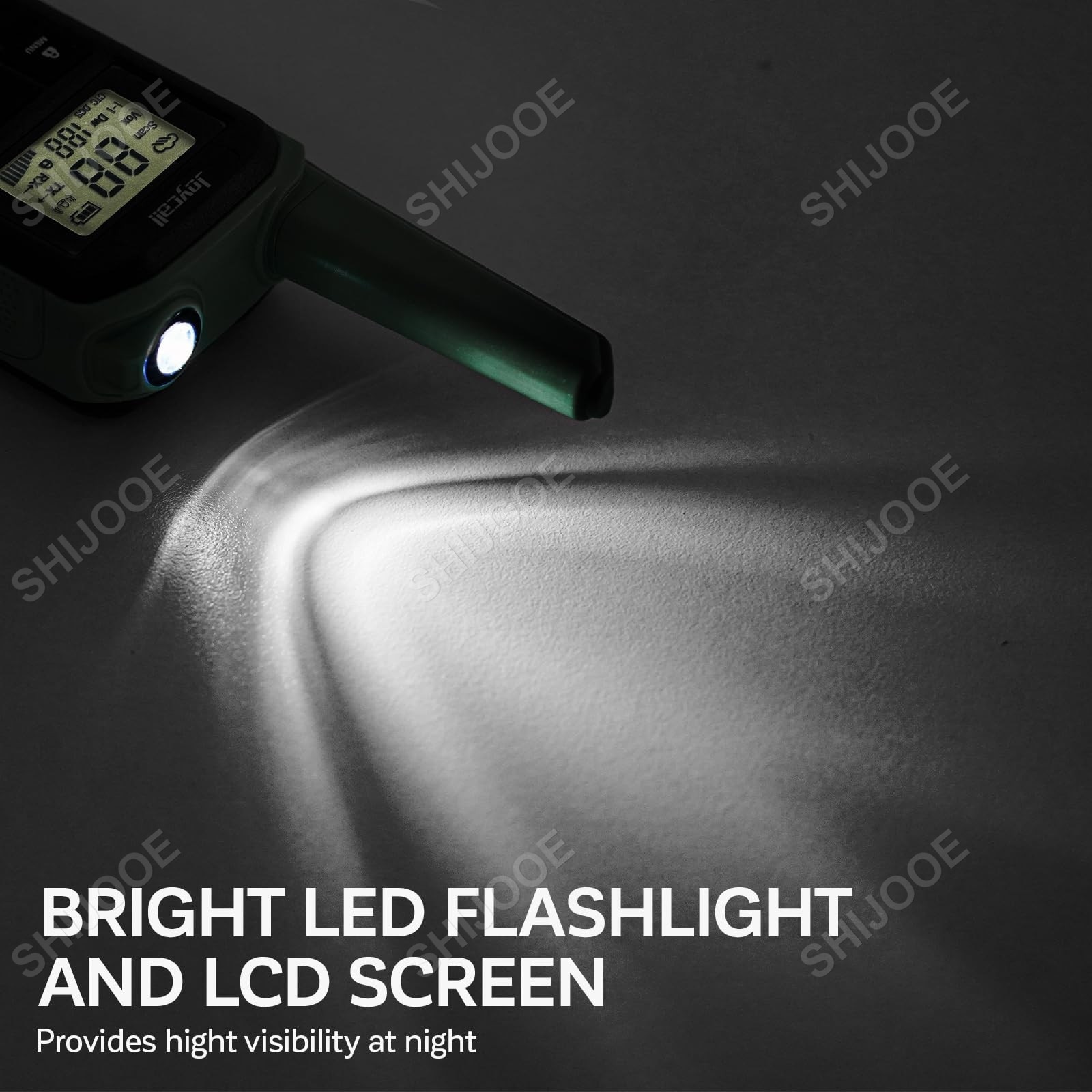 Комплект от 2 преносими радиостанции, уоки-токи, SHIJOOE®, 22 честоти, обхват на комуникация до ...