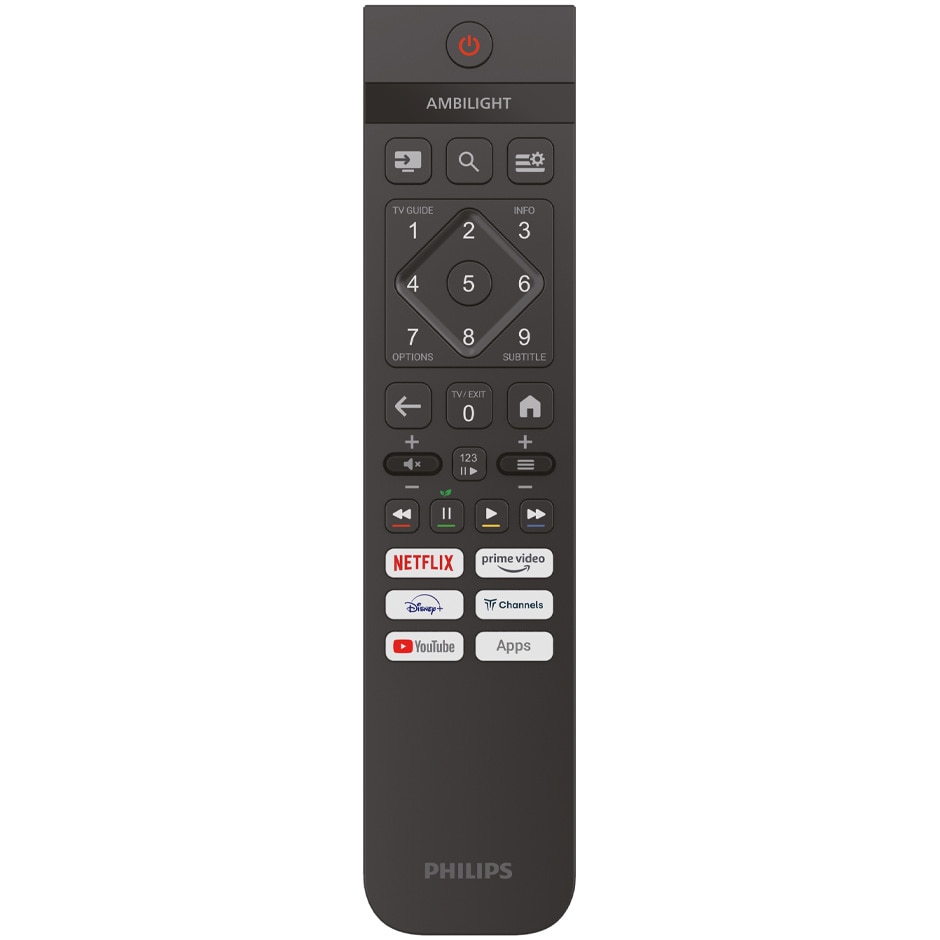 Телевизор Philips LED 24PHS6000, 24" (60 см), Smart TV, HD, Клас E ...