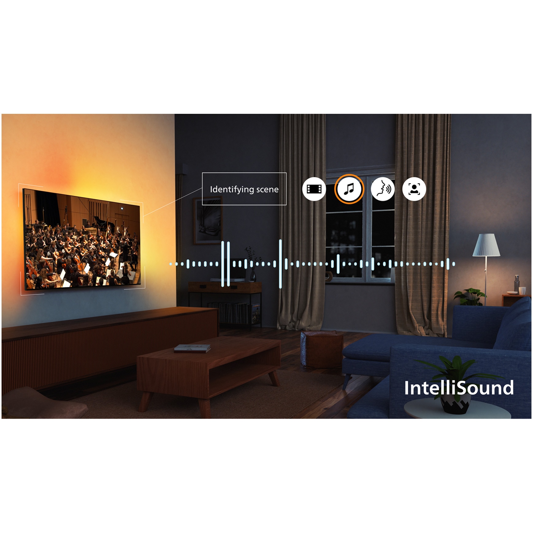 Televizor Philips QLED 43PUS7810, 108 cm, Smart TV, 4K Ultra HD, Clasa ...