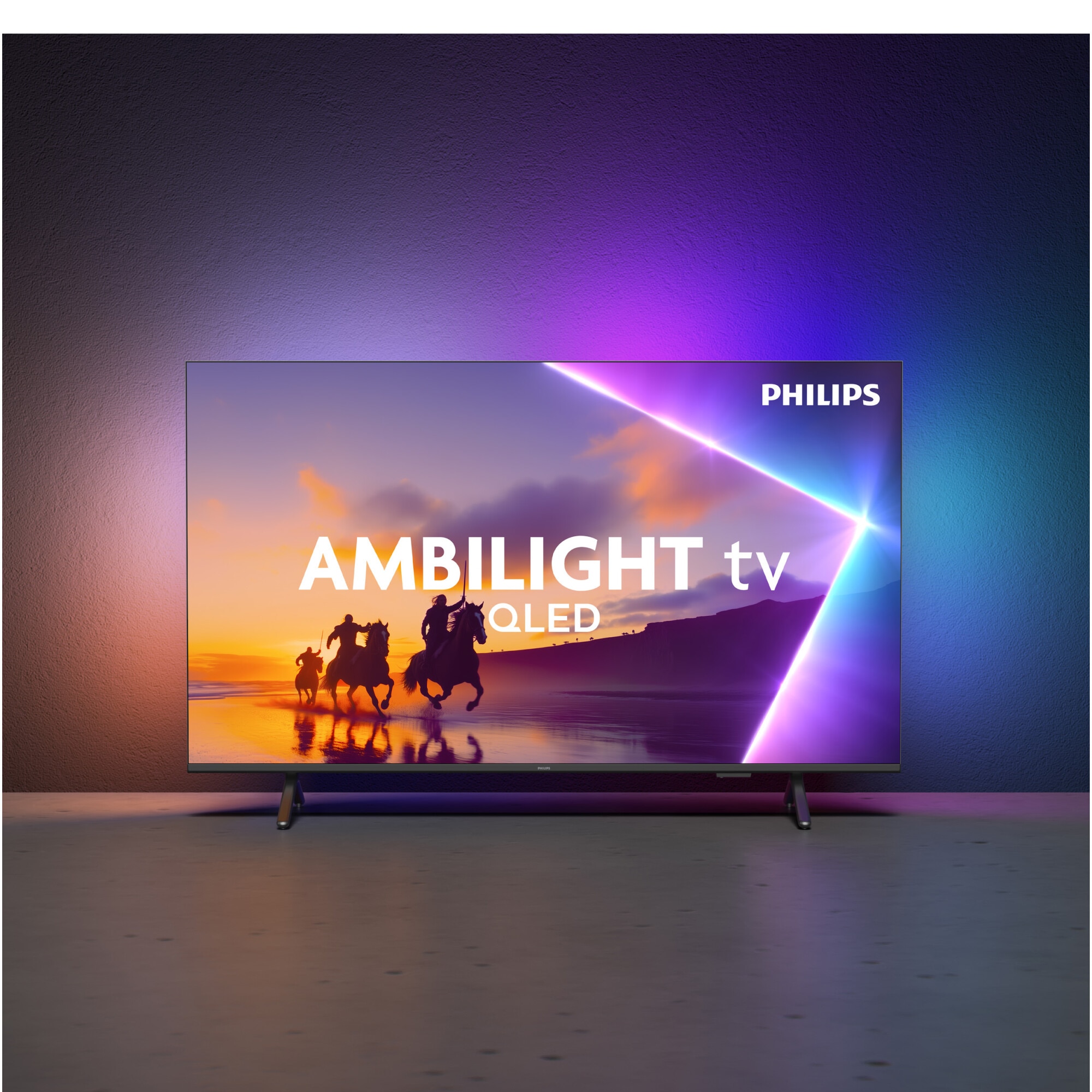 Televizor Philips AMBILIGHT tv QLED 43PUS8510, 108 cm, Smart TV, 4K ...
