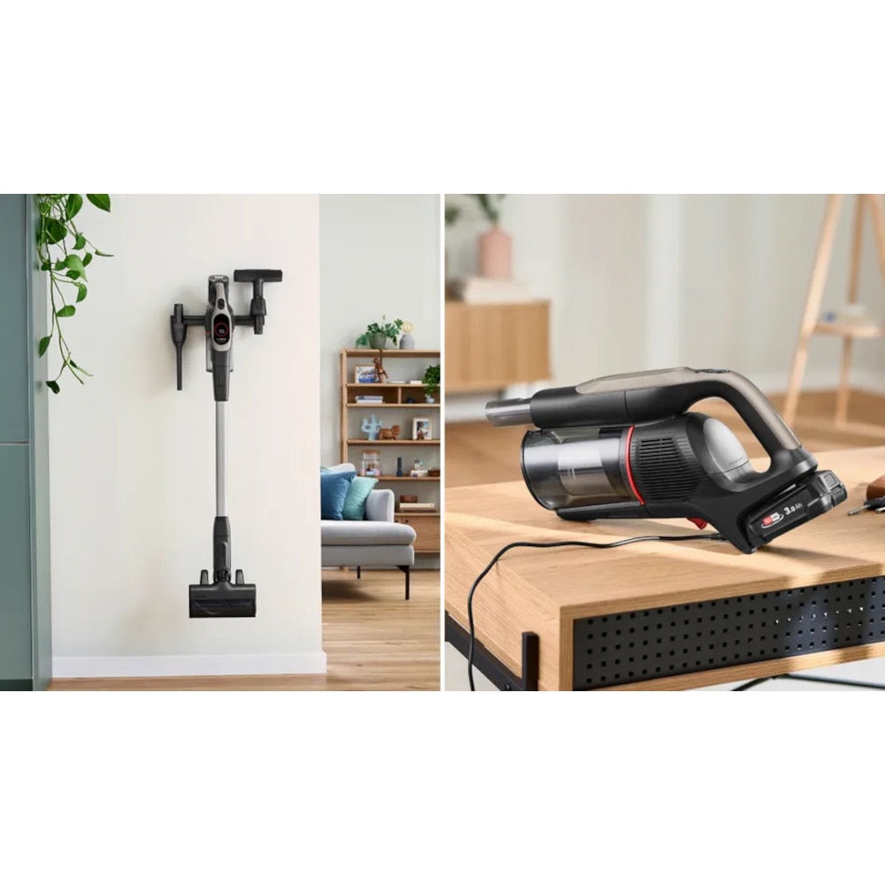 Вертикална прахосмукачка Bosch Unlimited 9 BCS931GAC, 0.4 л, 18 V, 60 ...