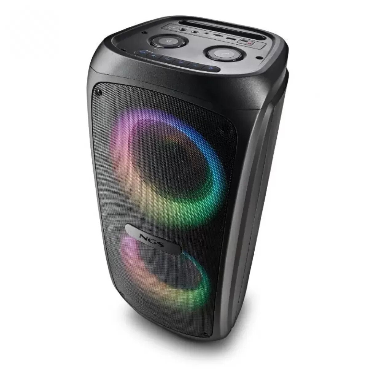 Boxa Portabila NGS Bluetooth 5.3 200W Lumini RGB True Wireless ...