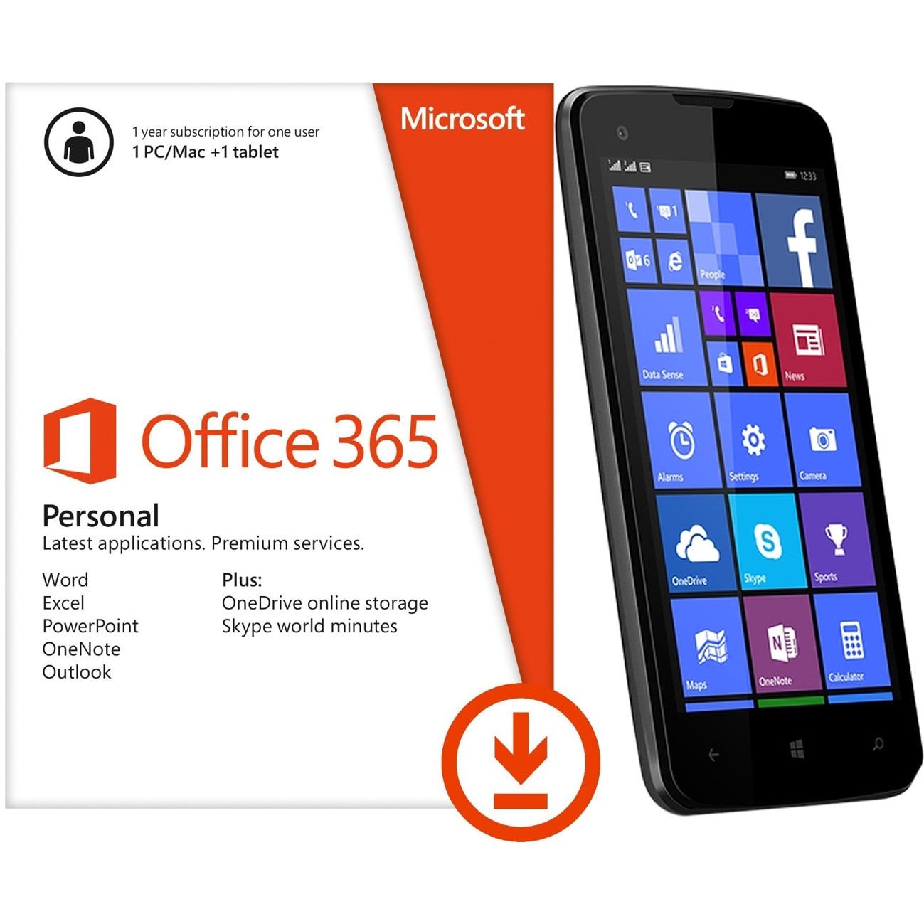 Pachet Microsoft Office 365 Personal, 32-bit/x64, All Languages ...