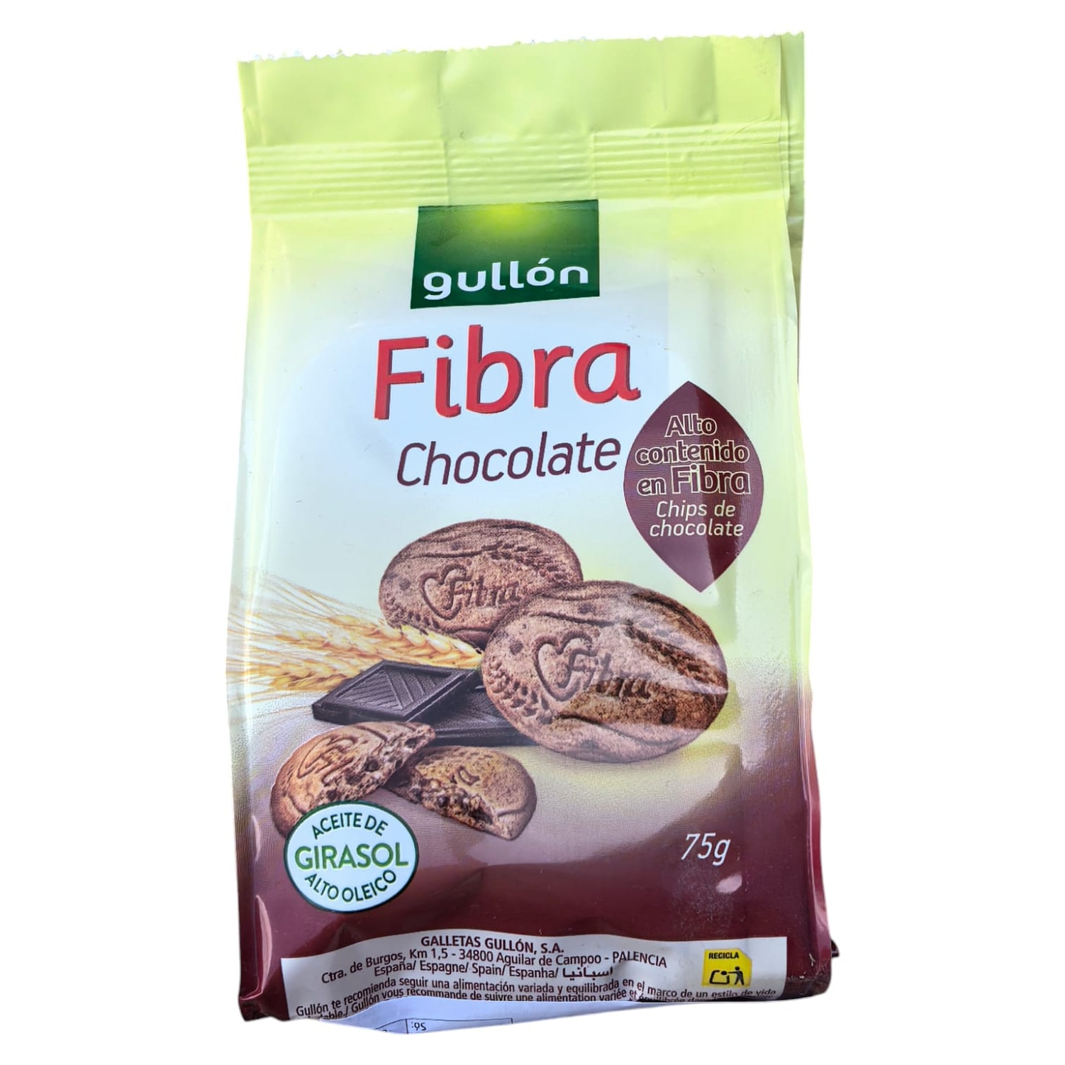 Biscuiți GULLON Mini Fibra cu ciocolată, 75g - eMAG.ro