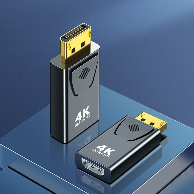 Adaptor mufa DisplayPort (DP)-HDMI Active 4K 30HZ，Convertor DP masculin ...