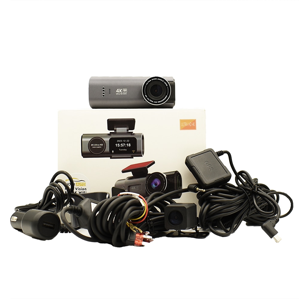 Camera Auto Noar Vision Pro 4K, Camera Spate 1080P, GPS, WIFI, Modul ...