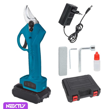 Foarfeca electrica pentru gradinarit NEXTLY, 2 acumulatori de 48V ...