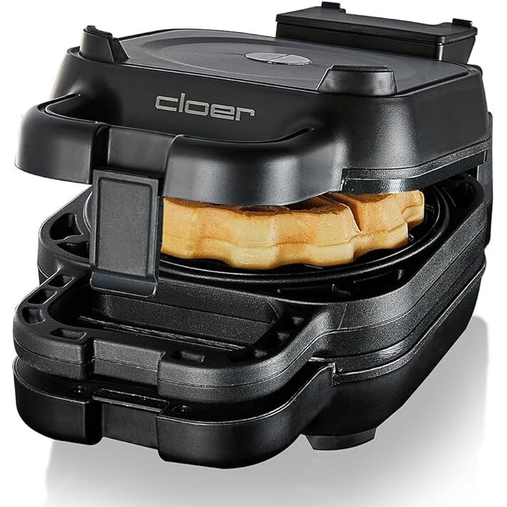Aparat de Vafe Cloer 6150 – Pentru Vafe Umplute, Mini Vafe cu Diametrul ...