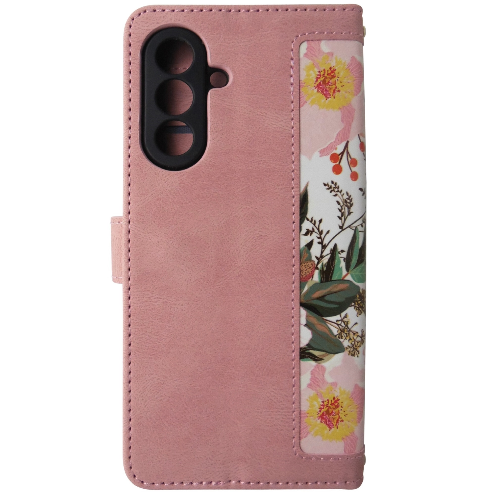 Husa tip carte cu stand roz multicolor pentru Samsung Galaxy A56 5G ...