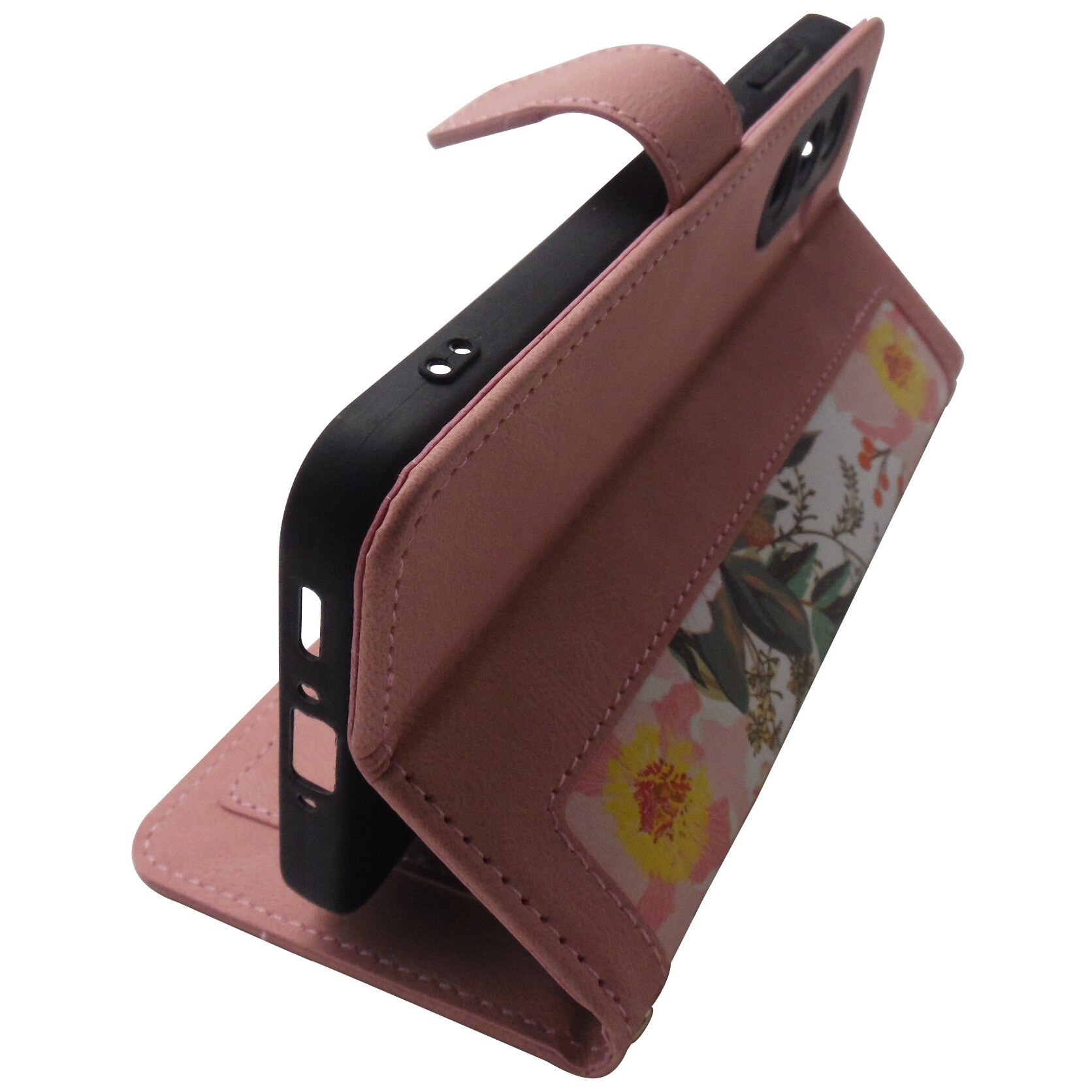 Husa tip carte cu stand roz multicolor pentru Samsung Galaxy A56 5G ...