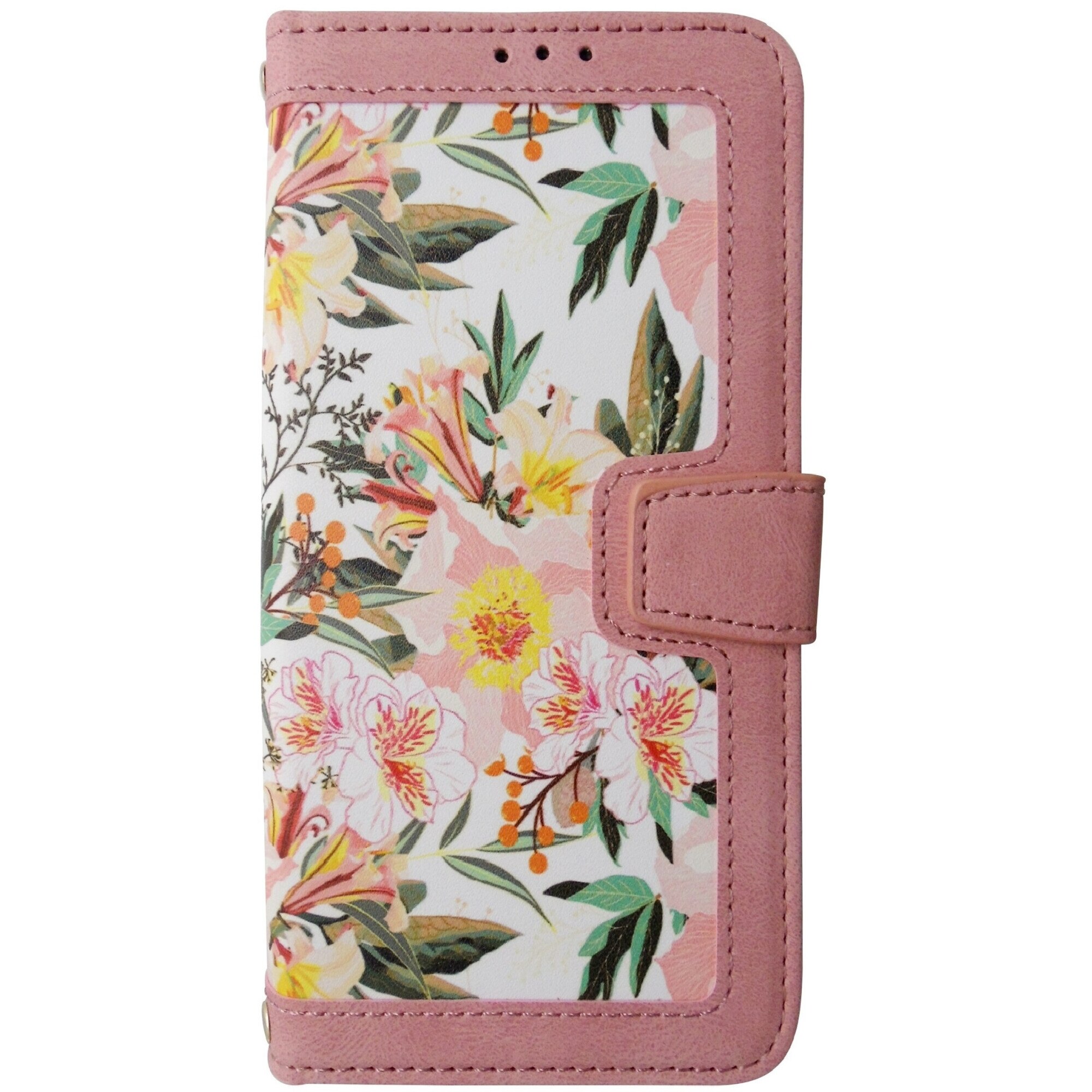 Husa tip carte cu stand roz multicolor pentru Samsung Galaxy A56 5G ...