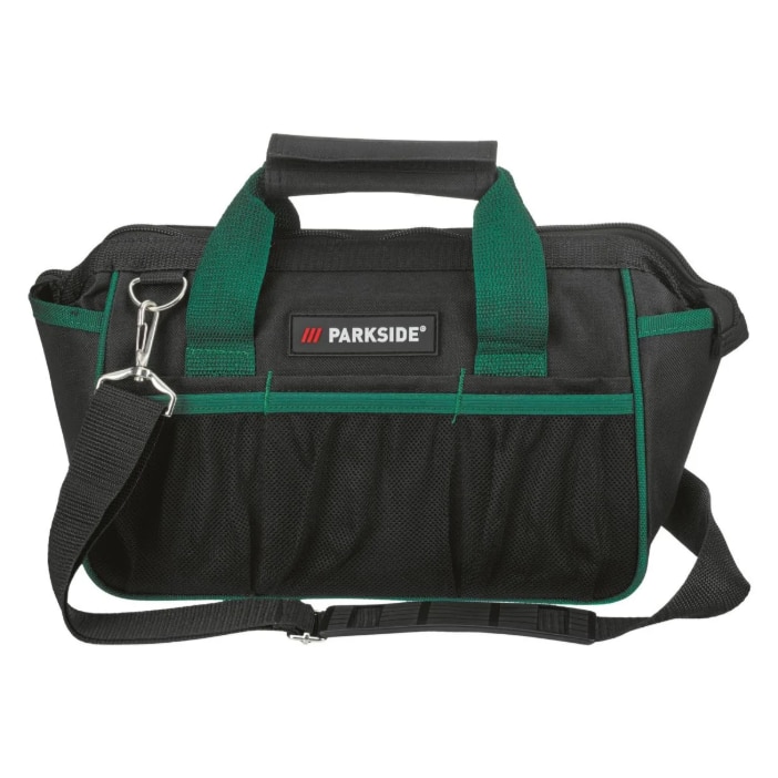 Geanta cu unelte Parkside, 8 kg, 30x16x18 cm, 12 buzunare, curea de ...