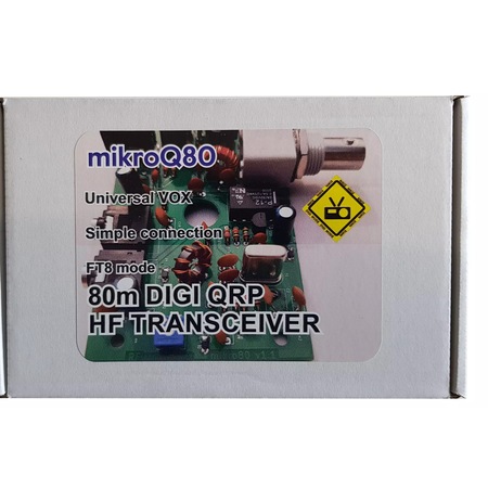 Transceiver mini FT8 80m, kit DIY, 3W, stabilitate inalta, montare SMD ...