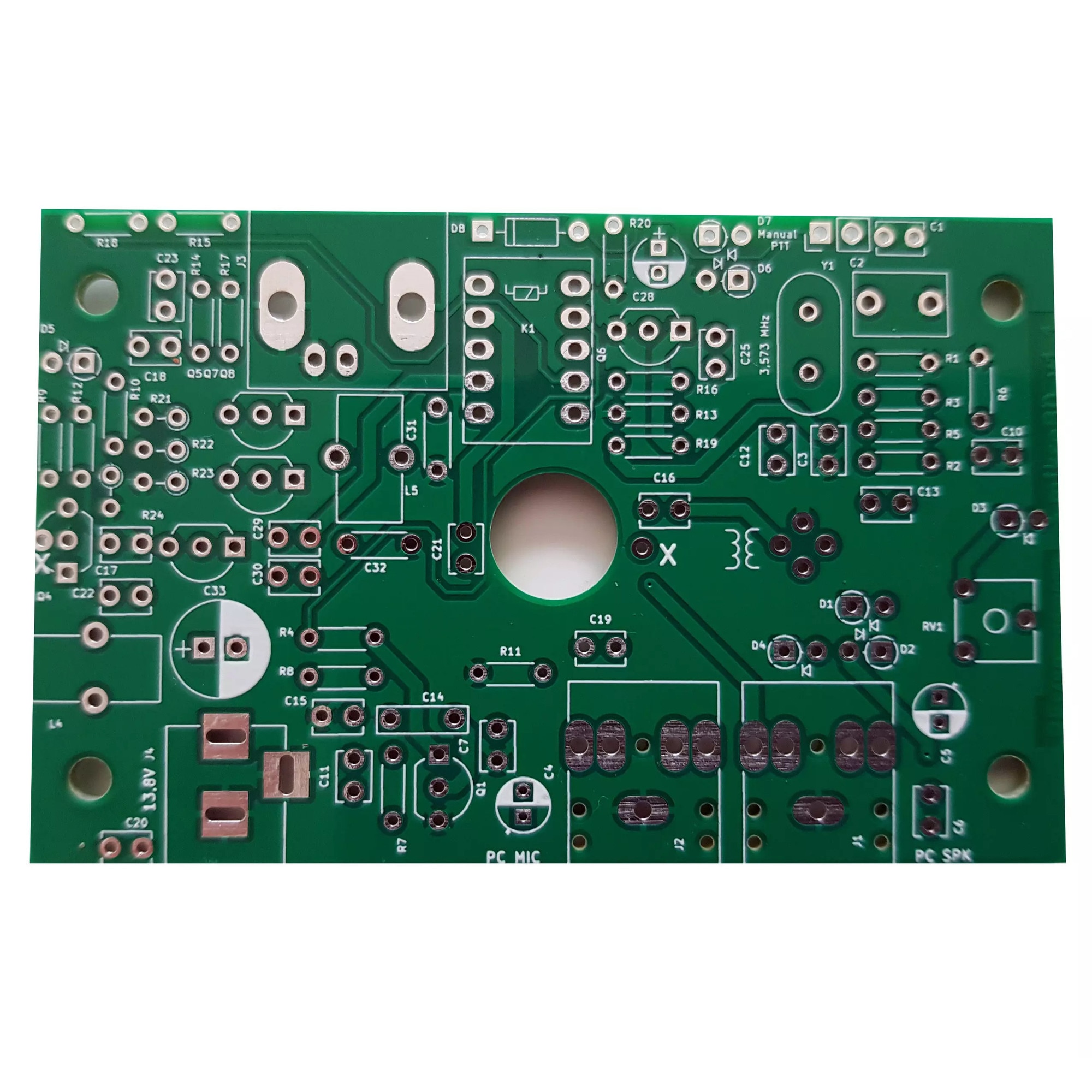 Transceiver mini FT8 80m, kit DIY, 3W, stabilitate inalta, montare SMD ...