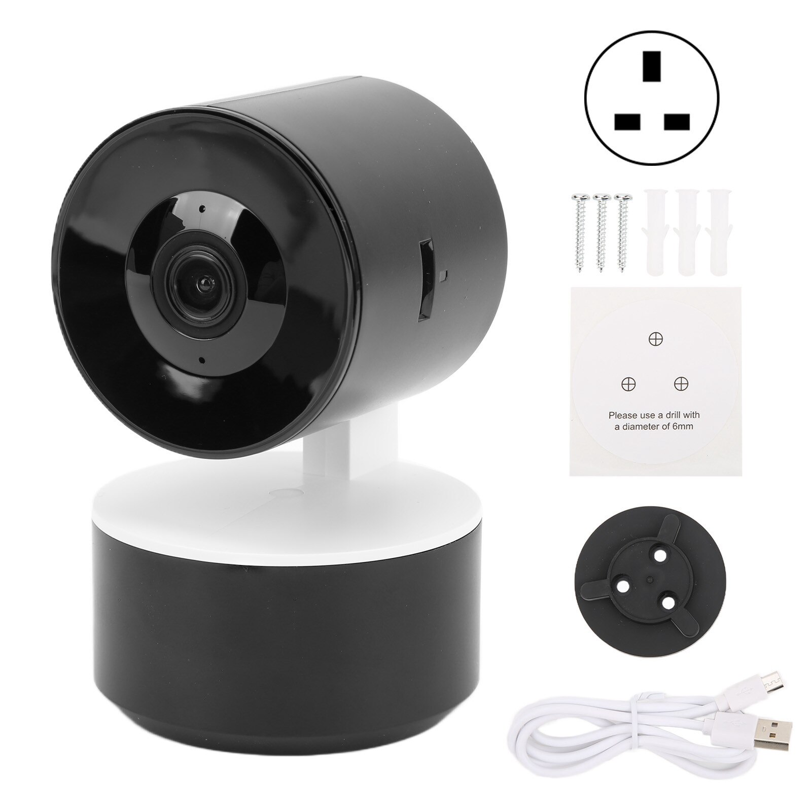 Camera de supraveghere WiFi 2MP, detectie miscare, urmarire automata ...