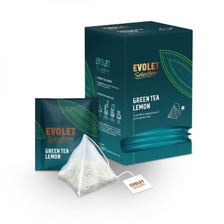 Set 25pl Ceai mic dejun Green Tea Lemon, H Hotel Supplier Evolet ...