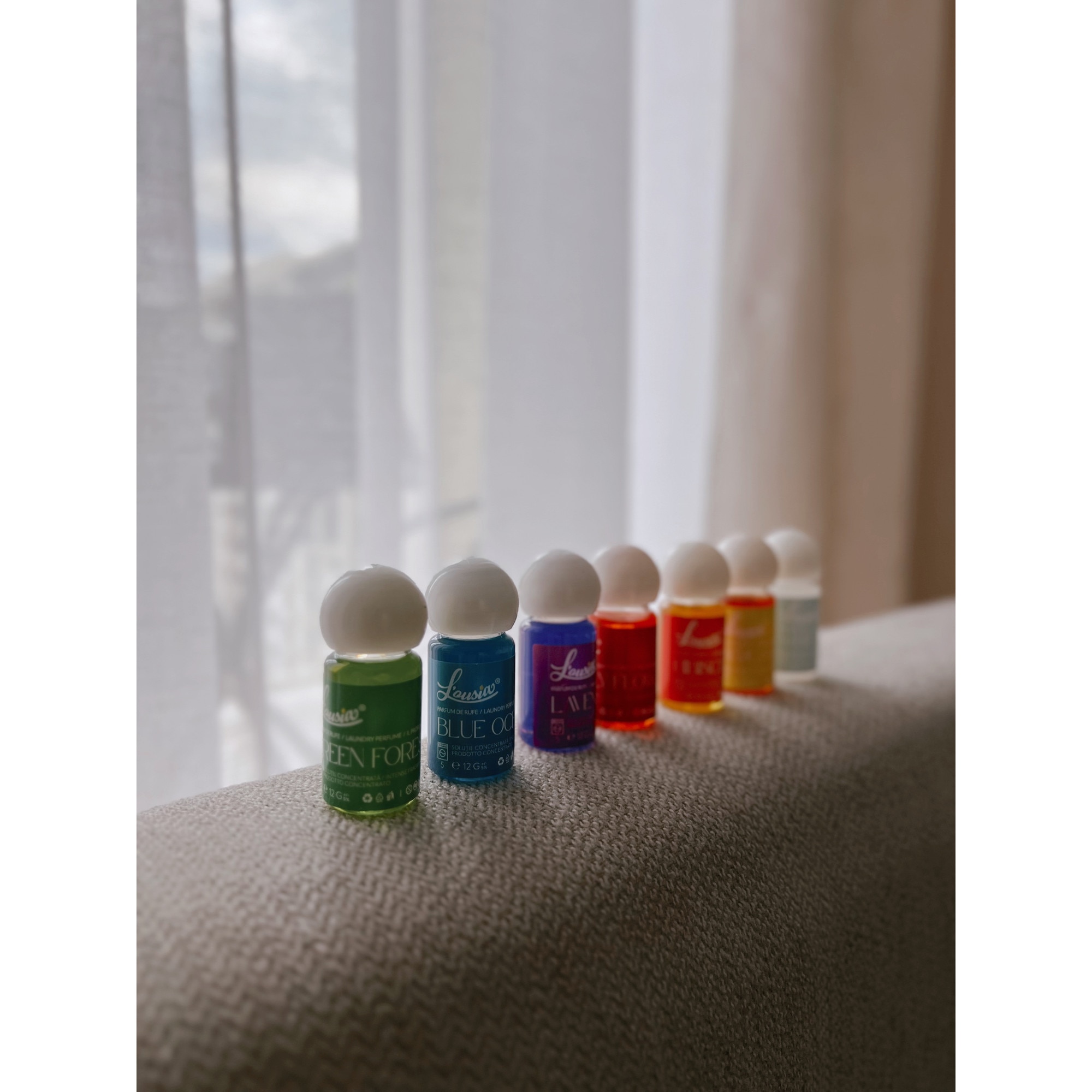 Set Parfumuri de Rufe, 7 Buc Parfum Concentrat de Haine, Parfum Lichid ...
