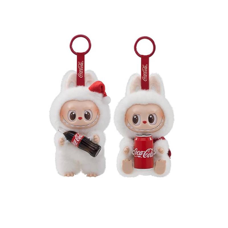 Плюшена играчка Labubu Macaron, 15cm, 2 броя, Бяло - eMAG.bg