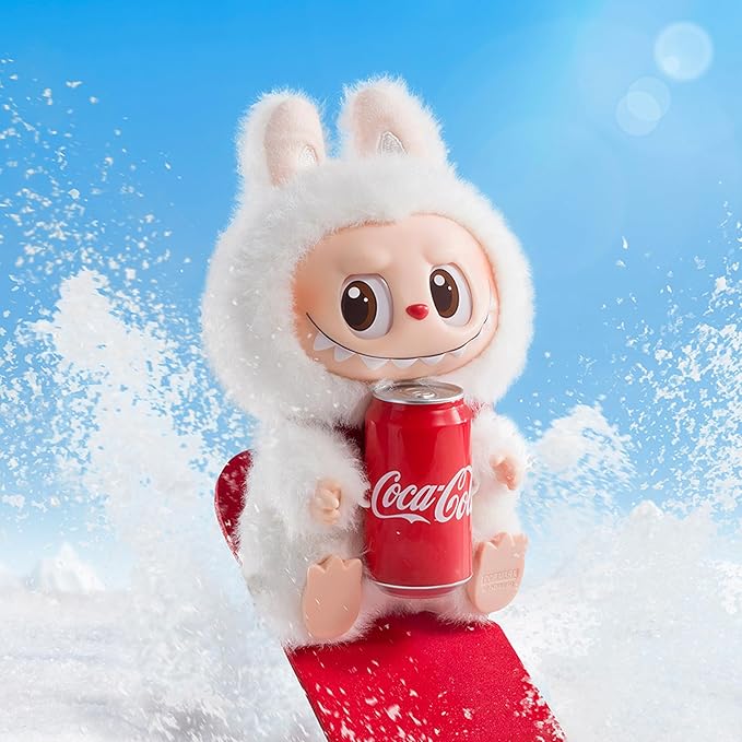 Плюшена играчка Labubu Macaron, 15cm, 2 броя, Бяло - eMAG.bg