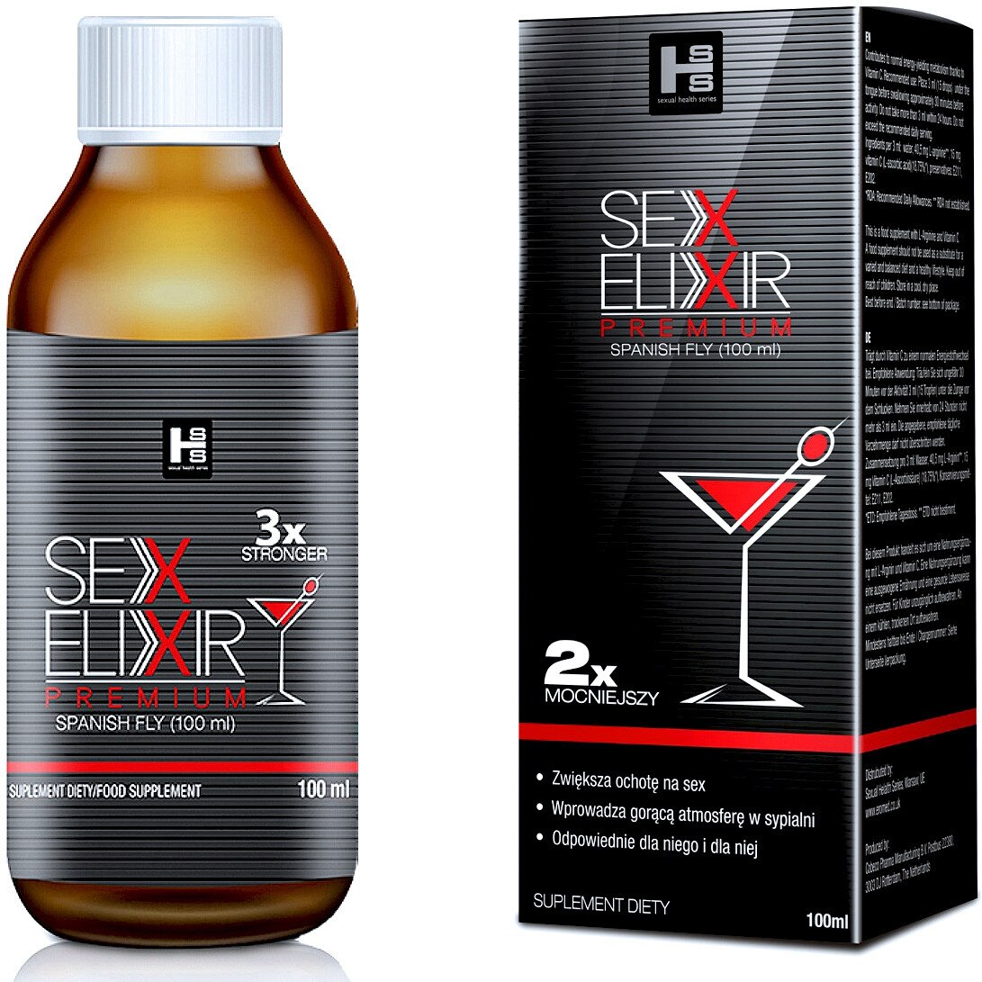 Хранителна добавка Sex Elixir Premium Афродизиак за мъже и жени Силен ефект Бързо действие