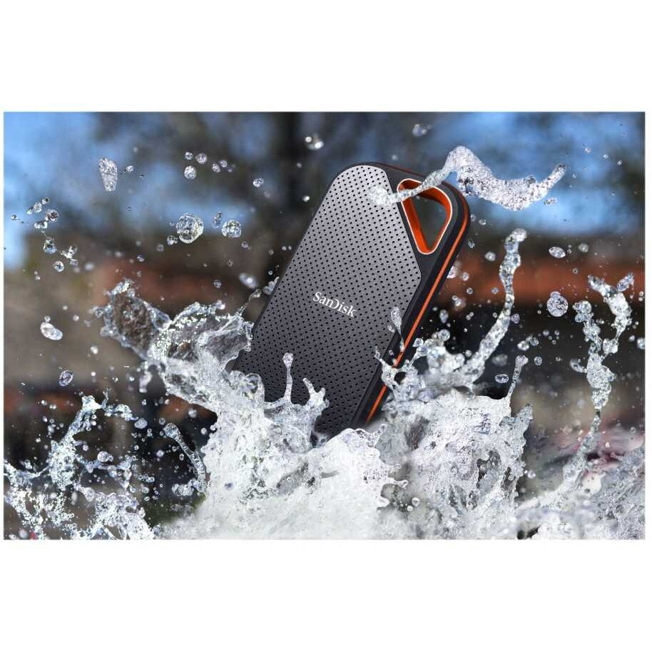 SSD extern SanDisk Extreme PRO 1TB, USB-C, 2000 MB/s, negru/orange, 110 ...