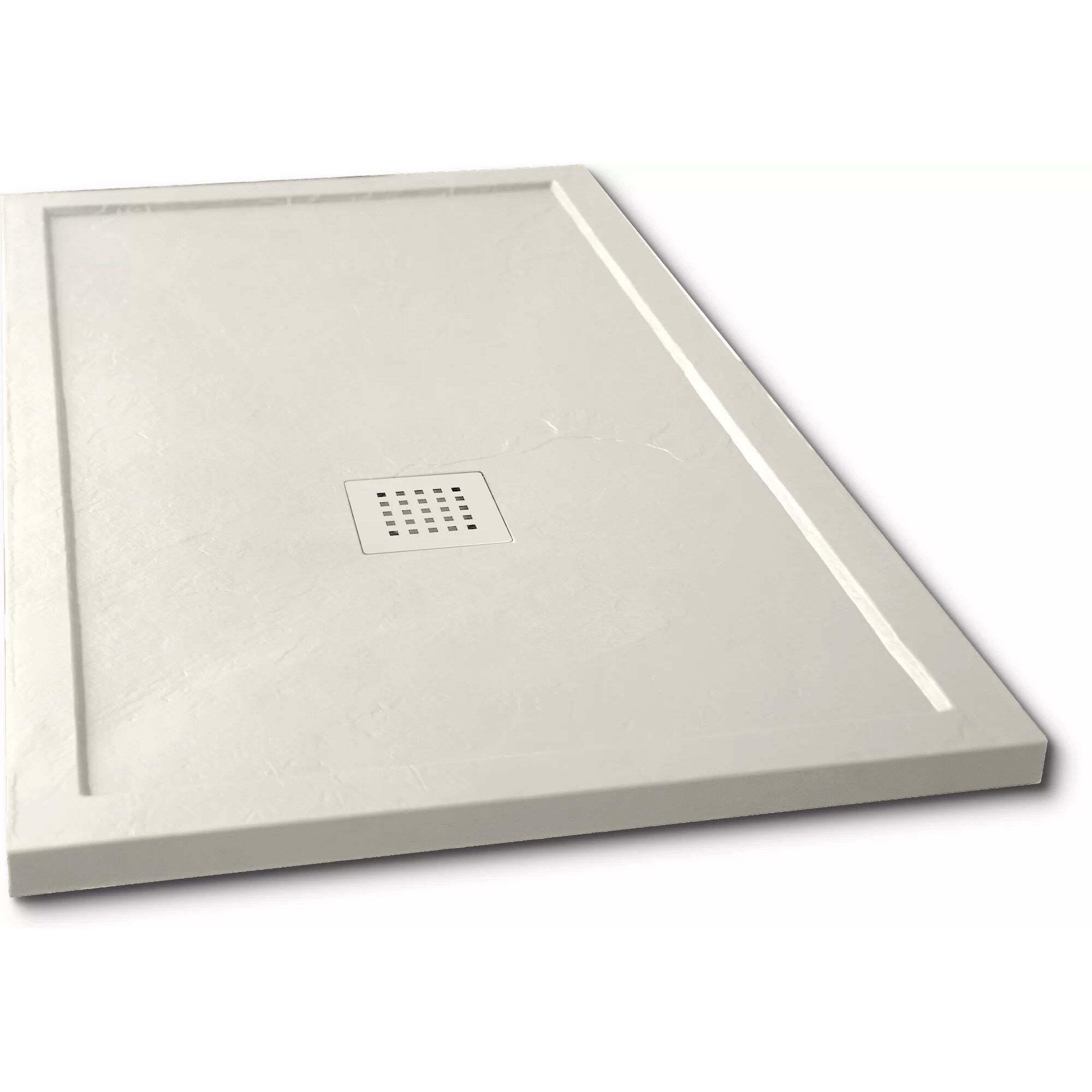 Cadita de dus Model STEP SLATE Mineral Compozit 70x100 Negru - eMAG.ro