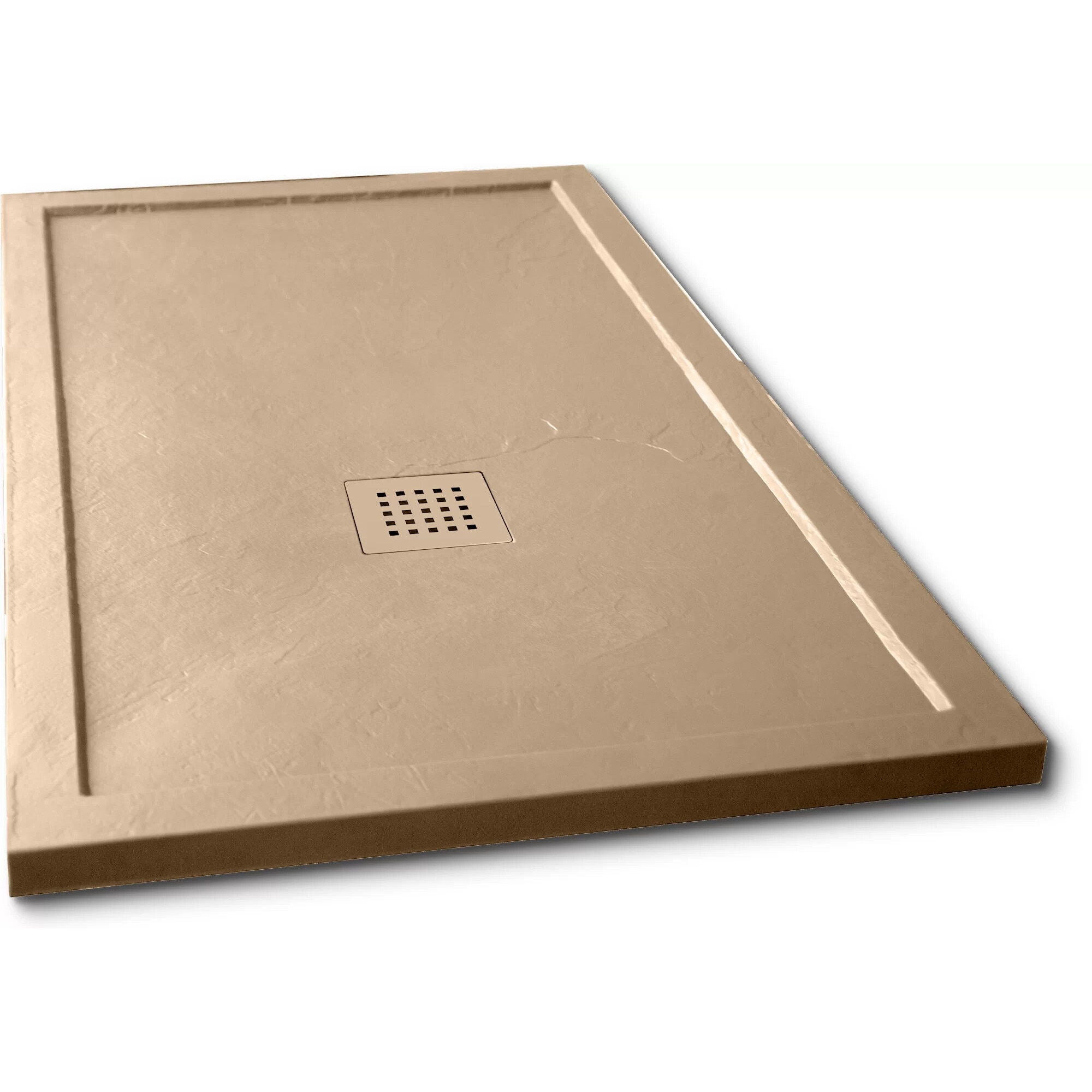 Cadita de dus Model STEP SLATE Mineral Compozit 80x120 Negru - eMAG.ro
