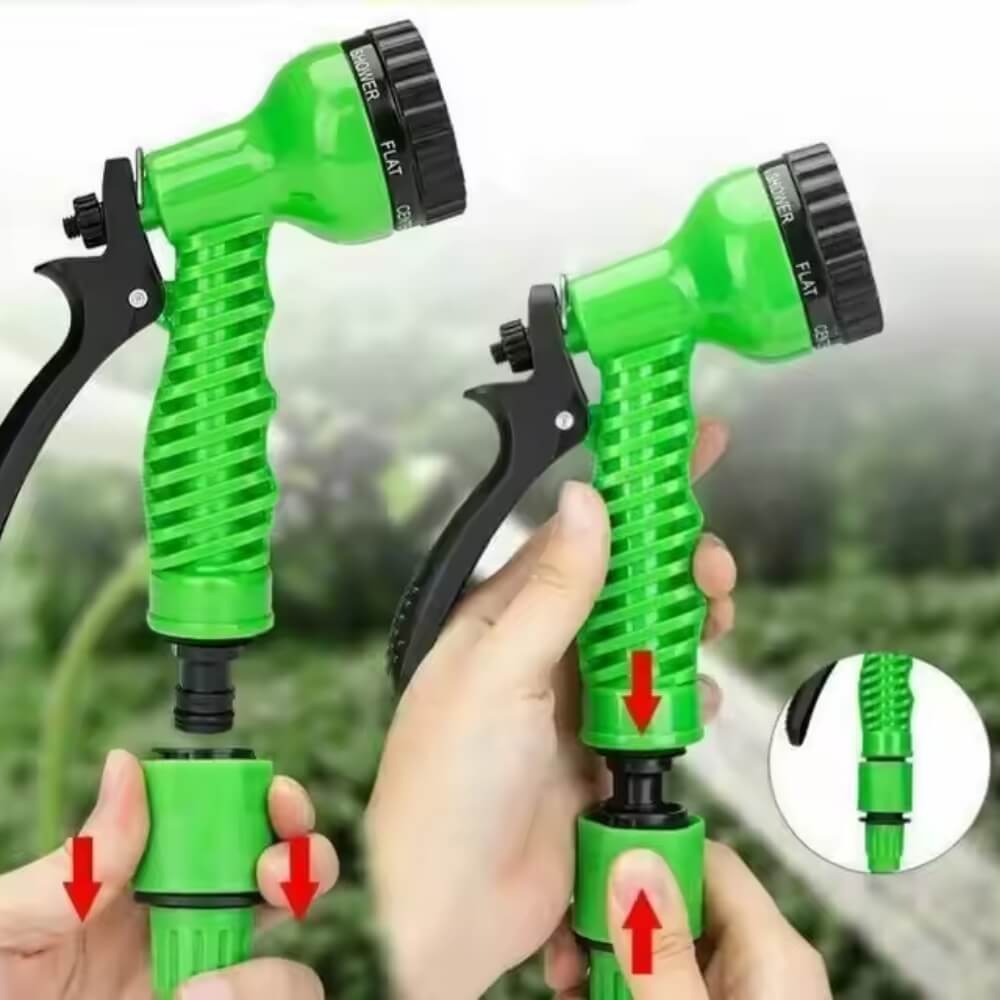 Furtun de udat gradina extensibil cu 7 functii, Multifunctional ...