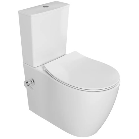Set WC cu functie bideu si baterie premontata Isvea Sentimenti NEO ...