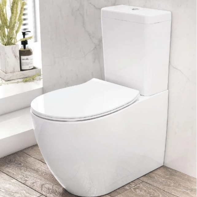 Set WC cu functie bideu si baterie premontata Isvea Sentimenti NEO ...