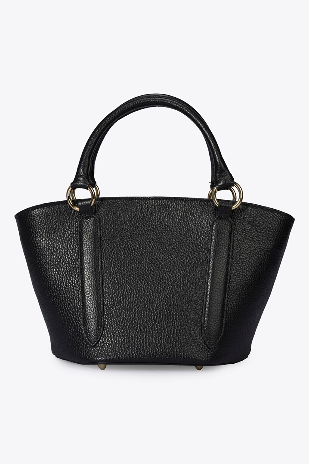 Massimo Castelli, Geanta shopper de piele, Negru - eMAG.ro