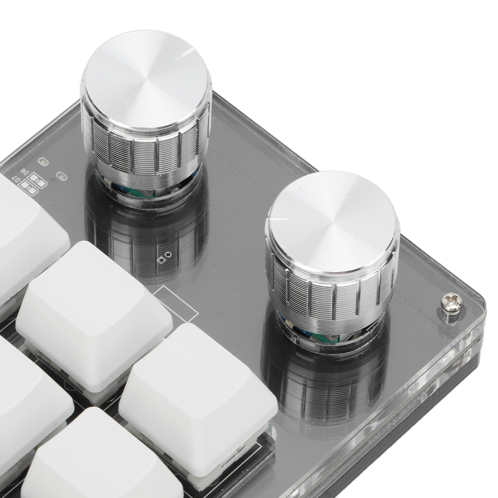 Tastatura mecanica programabila cu 12 taste, set de accesorii pentru ...