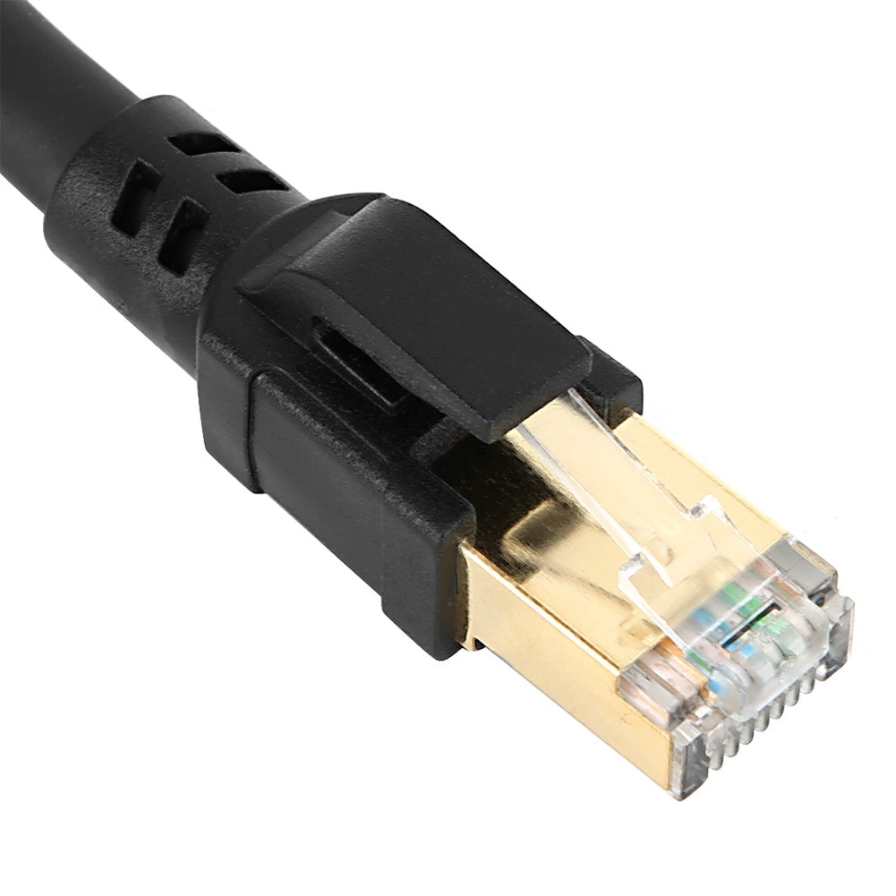 Cablu Ethernet Cat 8, 30m, RJ45, viteza stabila, compatibilitate cu ...